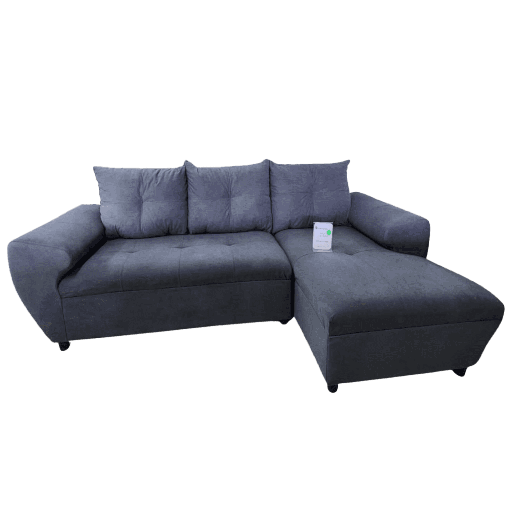 SALA CATALUÑA TIPO L GRIS | Precio a crédito 52 semanas de - Sanbel Muebles