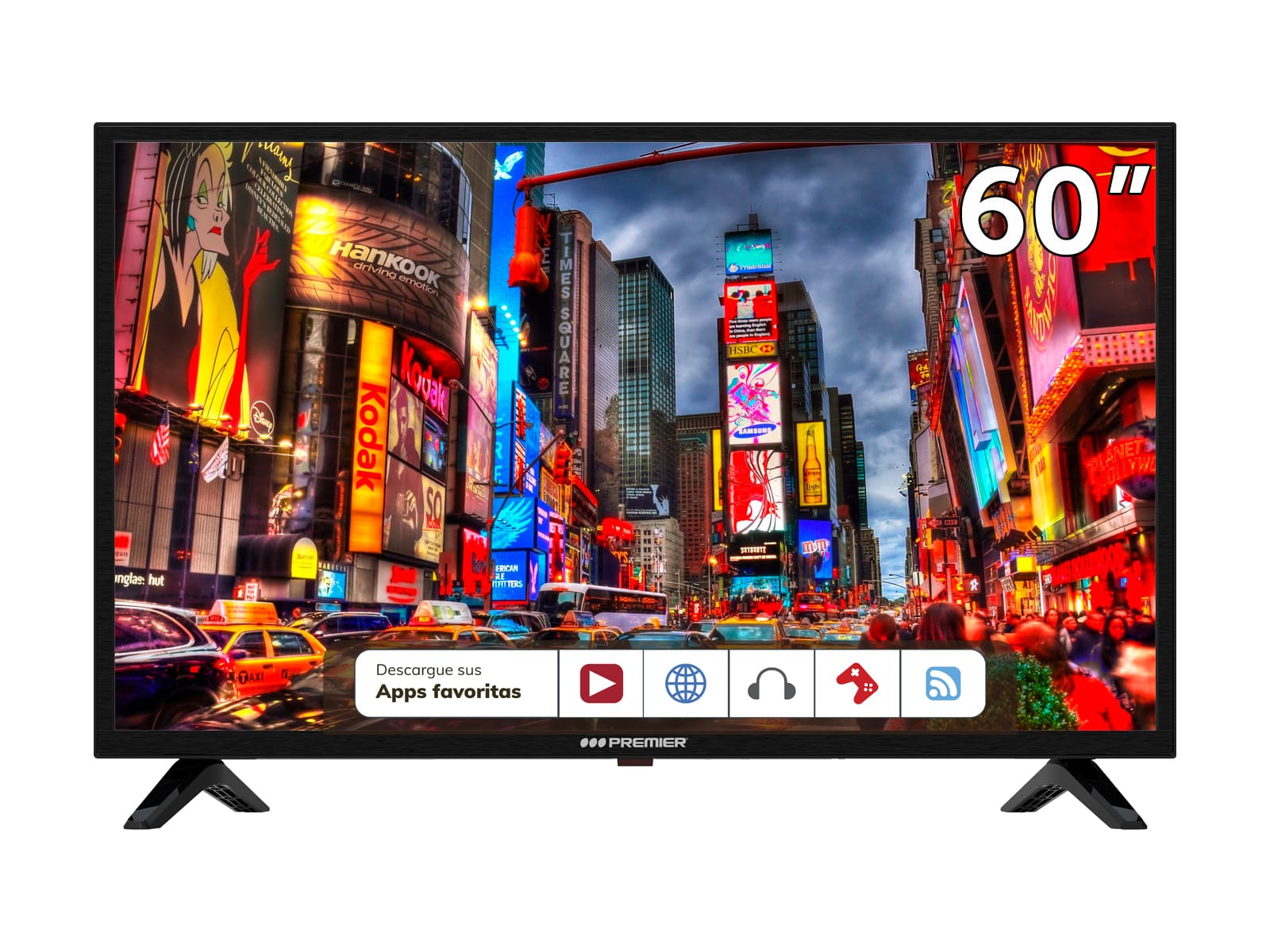 TELEVISORES PREMIER TV-8032 60 PULG SMART TV NEGRO | Precio a crédito ...