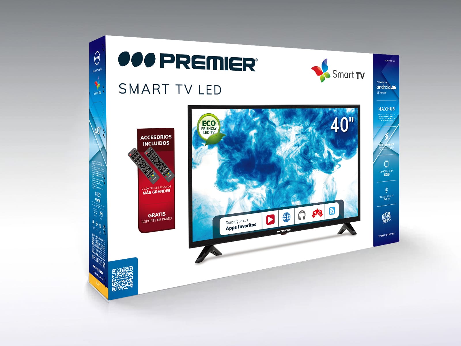 TELEVISORES PREMIER TV-8192 / 40'' SMART TV NEGRO | Precio a crédito 52 ...
