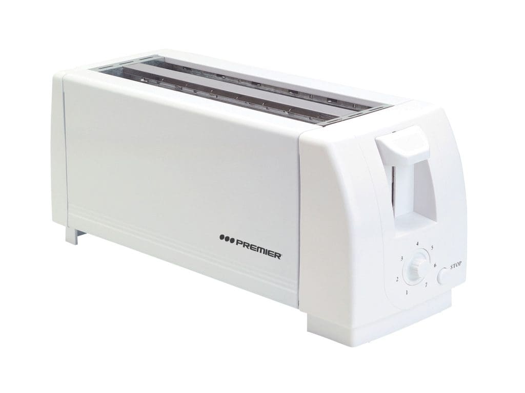 HORNO TOSTADOR PREMIER ED-8424 4 REBANADAS BLANCO - Sanbel Muebles