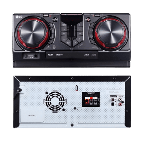 MINI COMPONENTES LG CJ45 8000 WATTS NEGRO | Precio a crédito 52 semanas ...